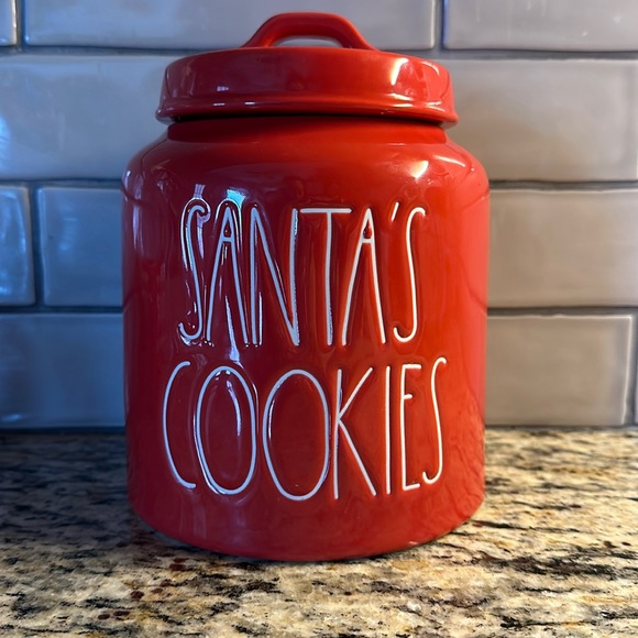 Rae Dunn | Holiday | Rae Dunn Santas Cookies Canister | Poshmark
